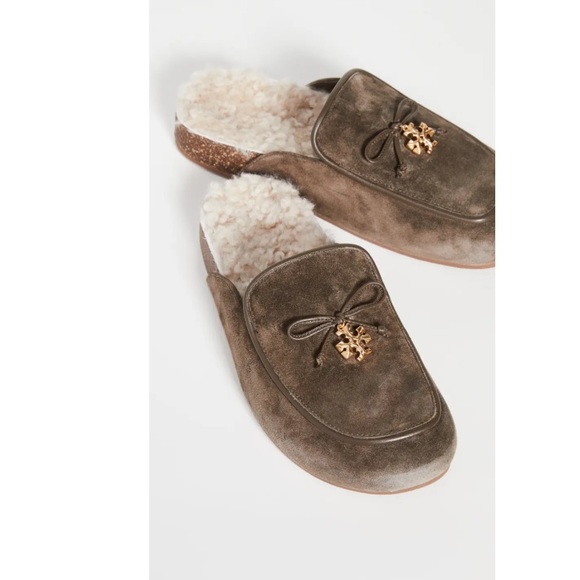 Tory Burch | Shoes | Tory Burch Charm Shearling Mules | Poshmark